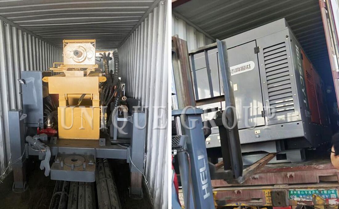 UY350 water well drilling rig shipping to Peru