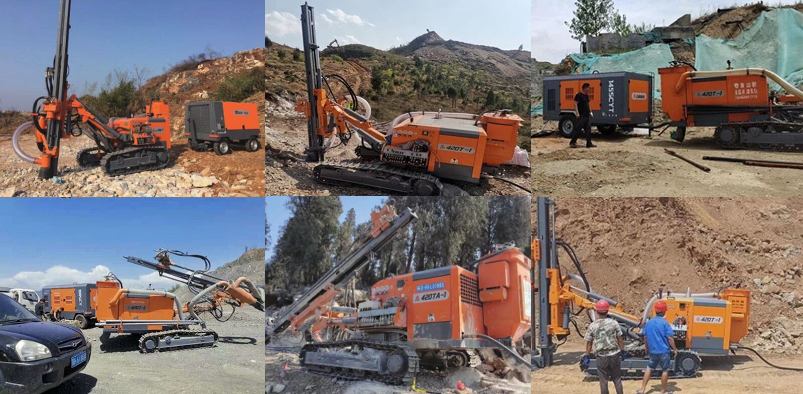 ZGYX Separated DTH Surface Drilling Rig